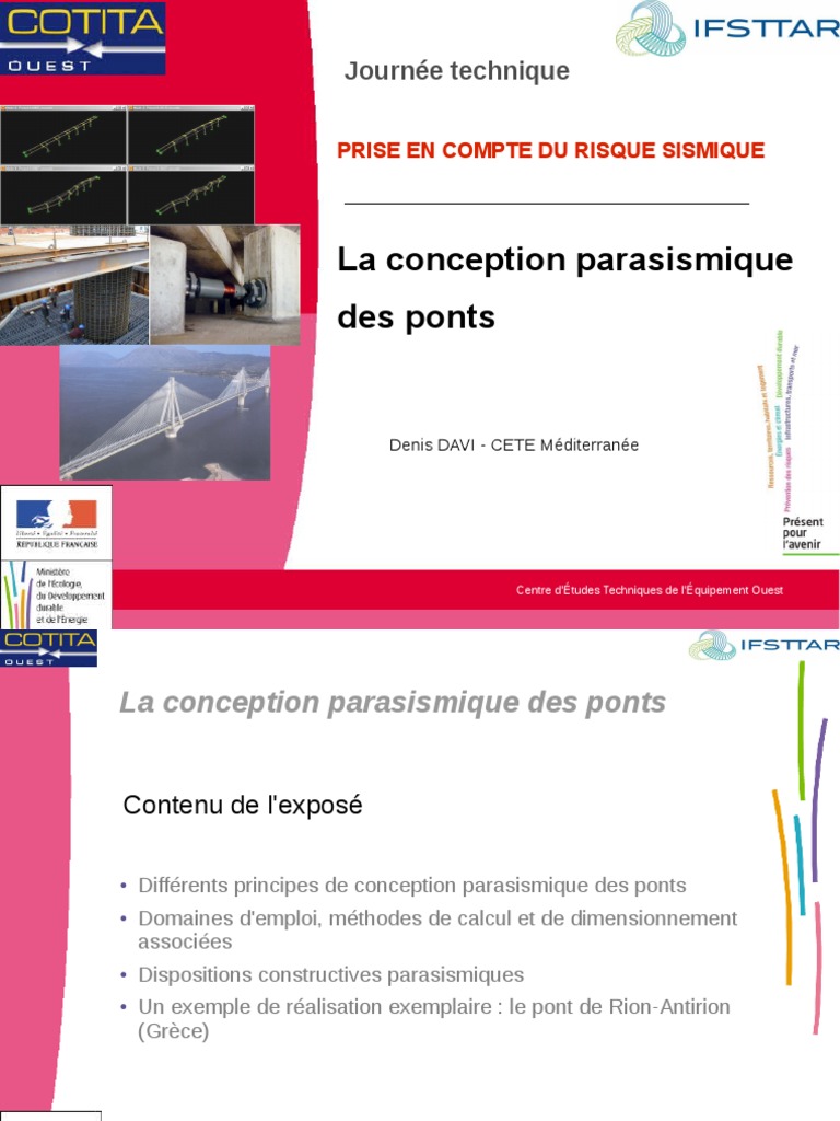 Conception parasismique des ponts | PDF | Génie parasismique | Pont