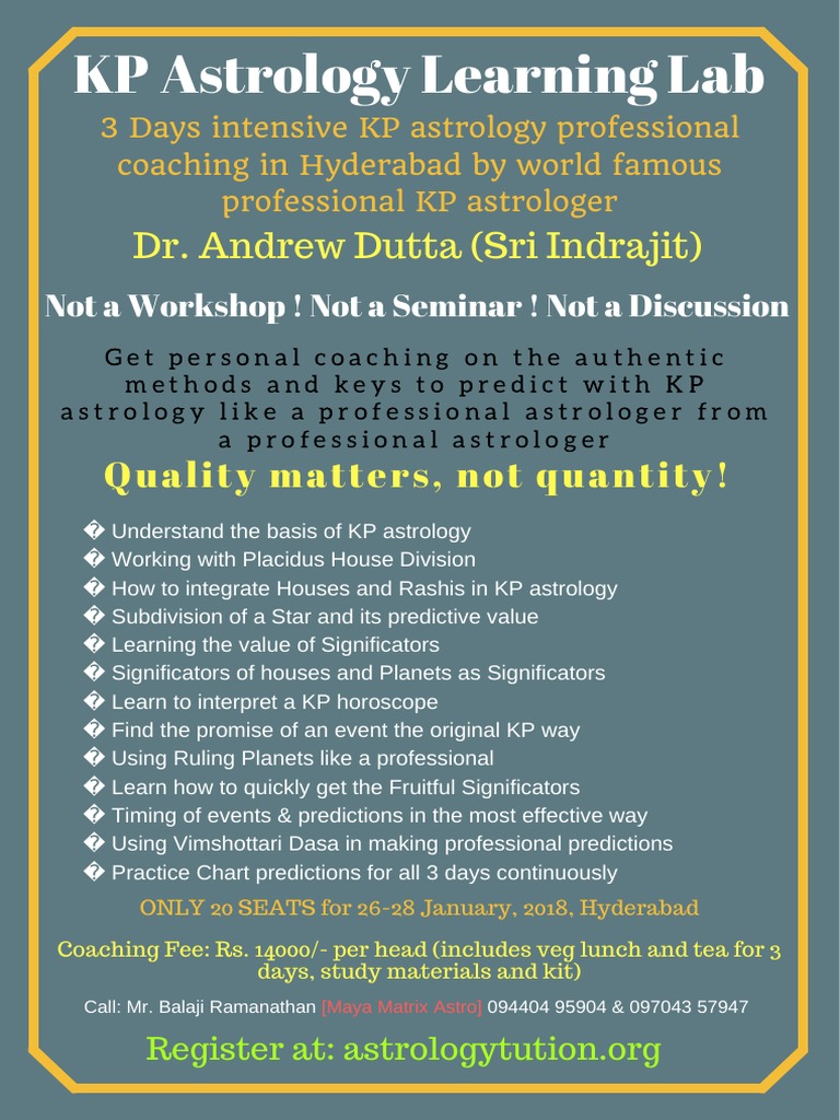 KP Astrology Learning Lab | PDF | Astrology | Esotericism