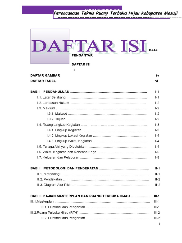 Daftar Isi | PDF