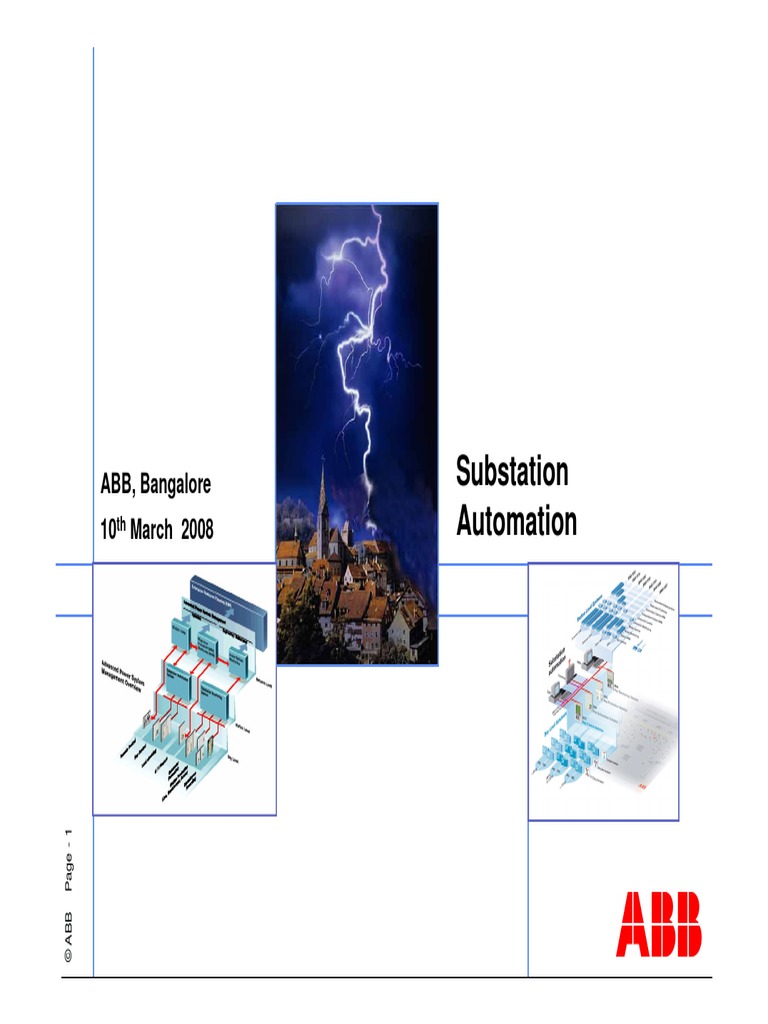 SA Presentation at ABB | PDF | Electrical Substation | Automation
