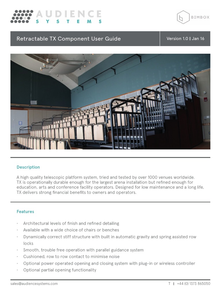 Retractable Seating User Guide 1 | PDF | Autodesk Revit | Building ...
