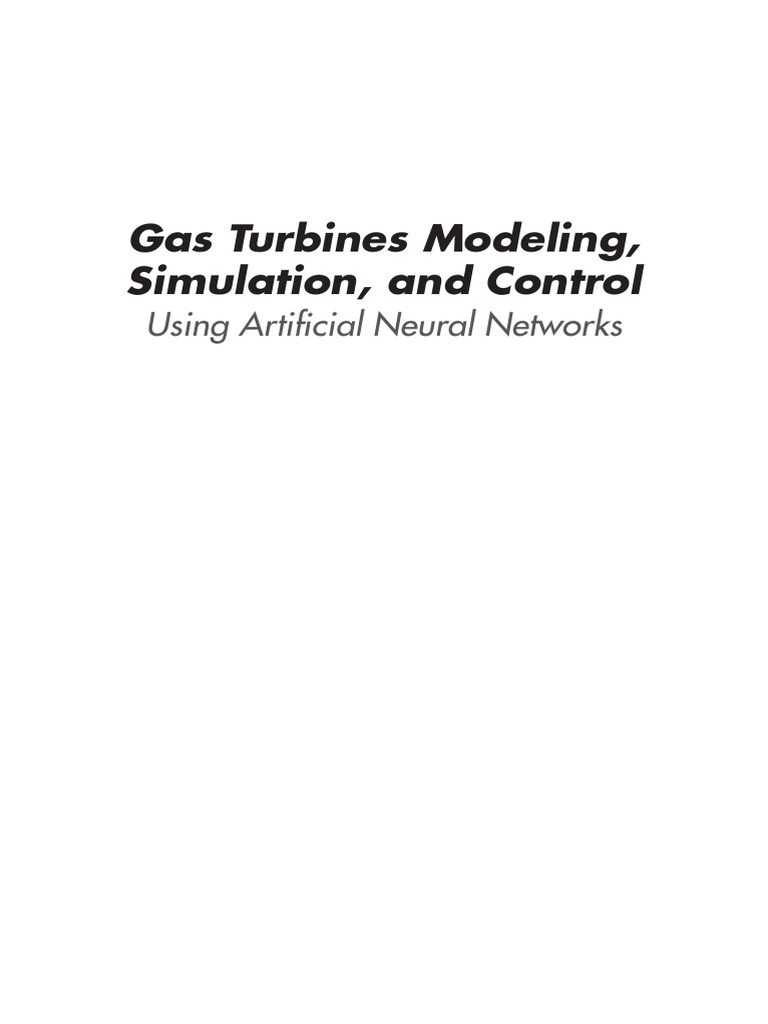 Gas Turbines Modeling Simulation and Control Using Artificial Neural Networks | PDF | Control ...
