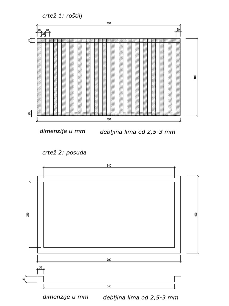 Rostilj Crtez Model | PDF