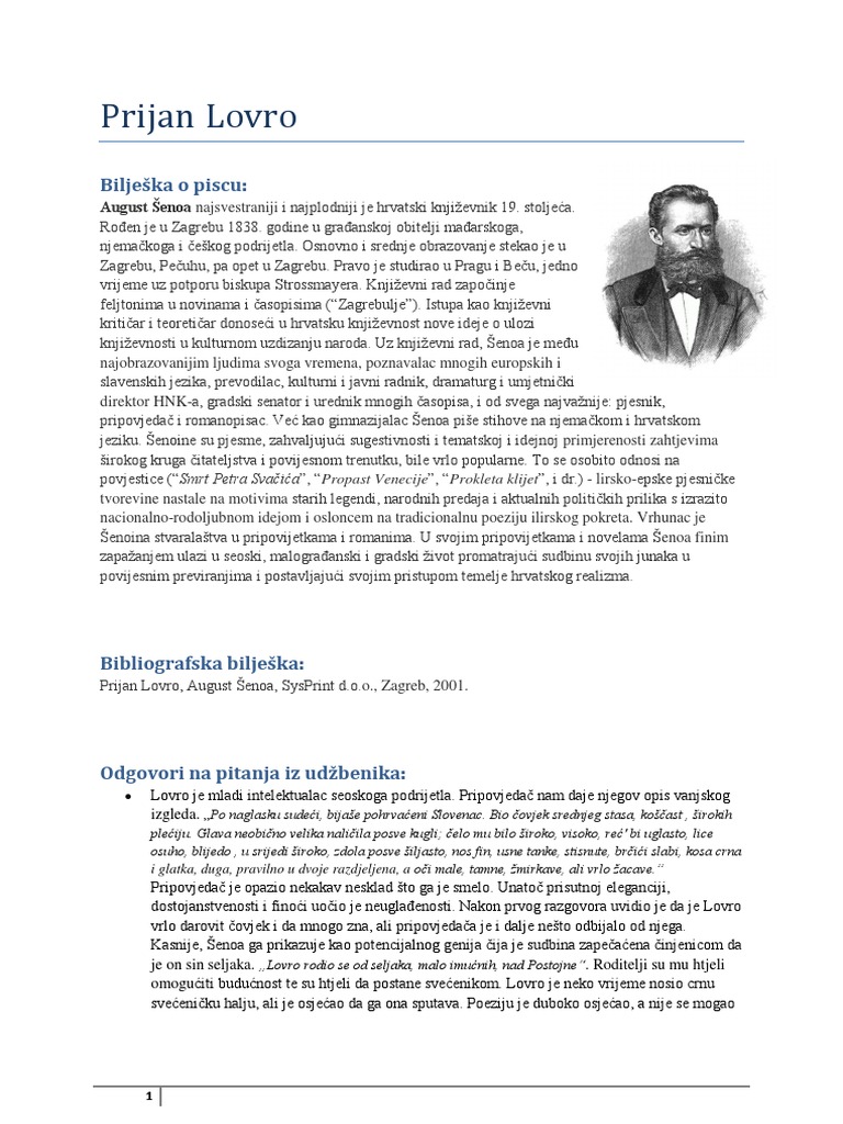 Prijan Lovro | PDF