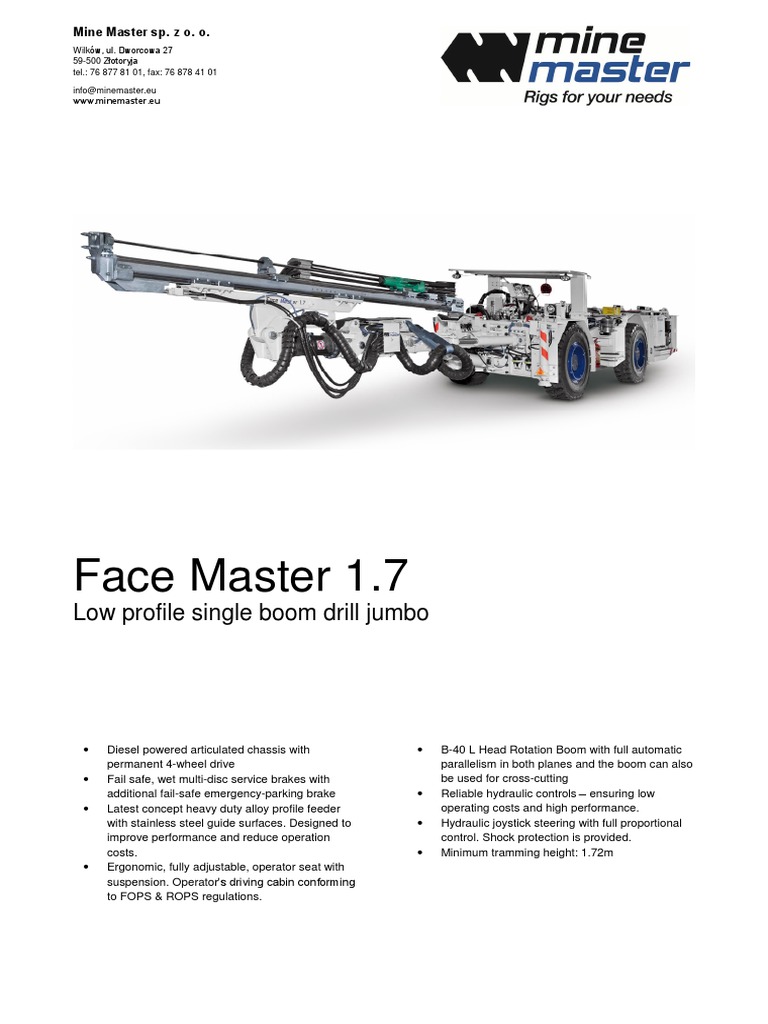 Broshure Face Master 1.7 2 PDF | PDF | Diesel Engine | Brake