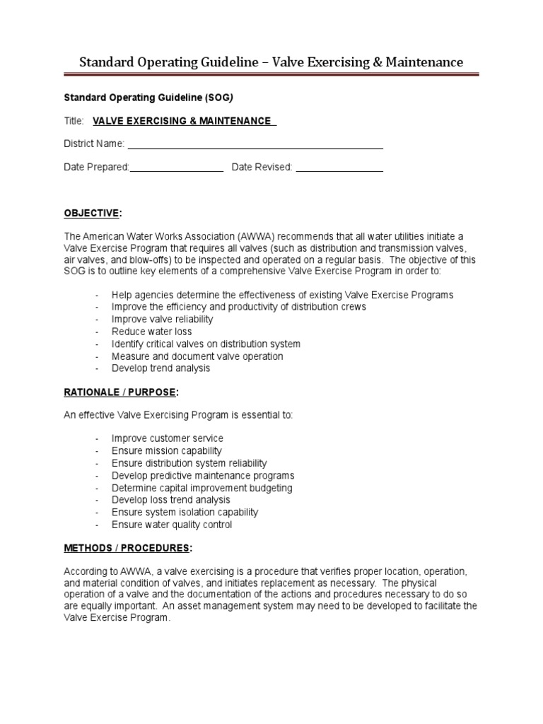 2sog Valve Exercising | Download Free PDF | Reliability Engineering ...