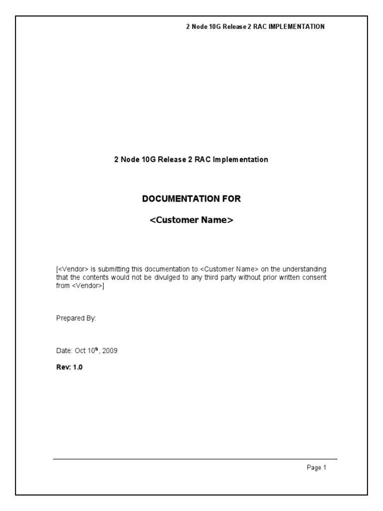 RAC Implementation 10GR2 | PDF | Oracle Database | Port (Computer Networking)