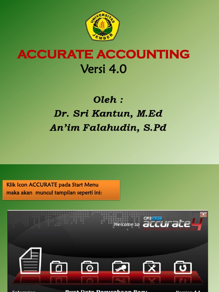 Panduan Lengkap Accurate Accounting | PDF