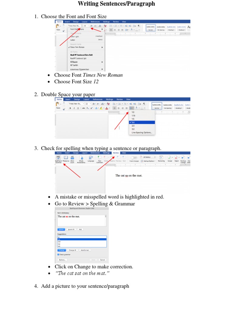 MS Word Formatting for Education | PDF