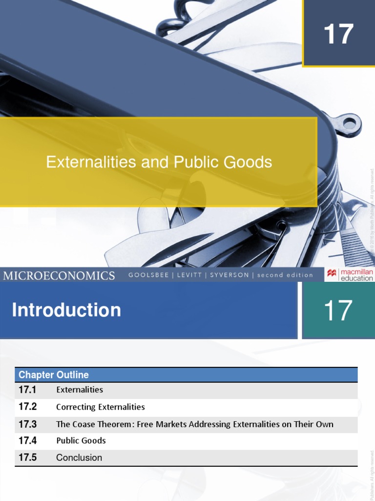 Week 14 Externalities and Public Goods PDF | PDF | Externality | Marginal Cost