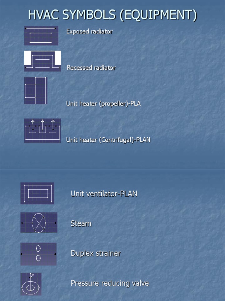 Hvac Symbols (Equipment) | PDF