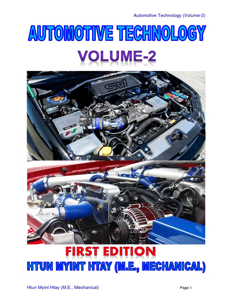 Htun Myint Htay - 1670 Automotive Technology (Volume-2) 1st Edition (17 ...