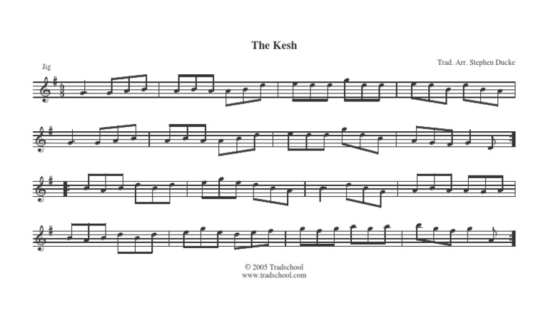 The Kesh: Trad. Arr. Stephen Ducke Jig | PDF