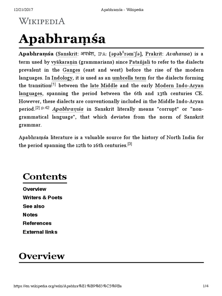 Apabhraṃśa | Download Free PDF | Philology | Language Arts & Discipline