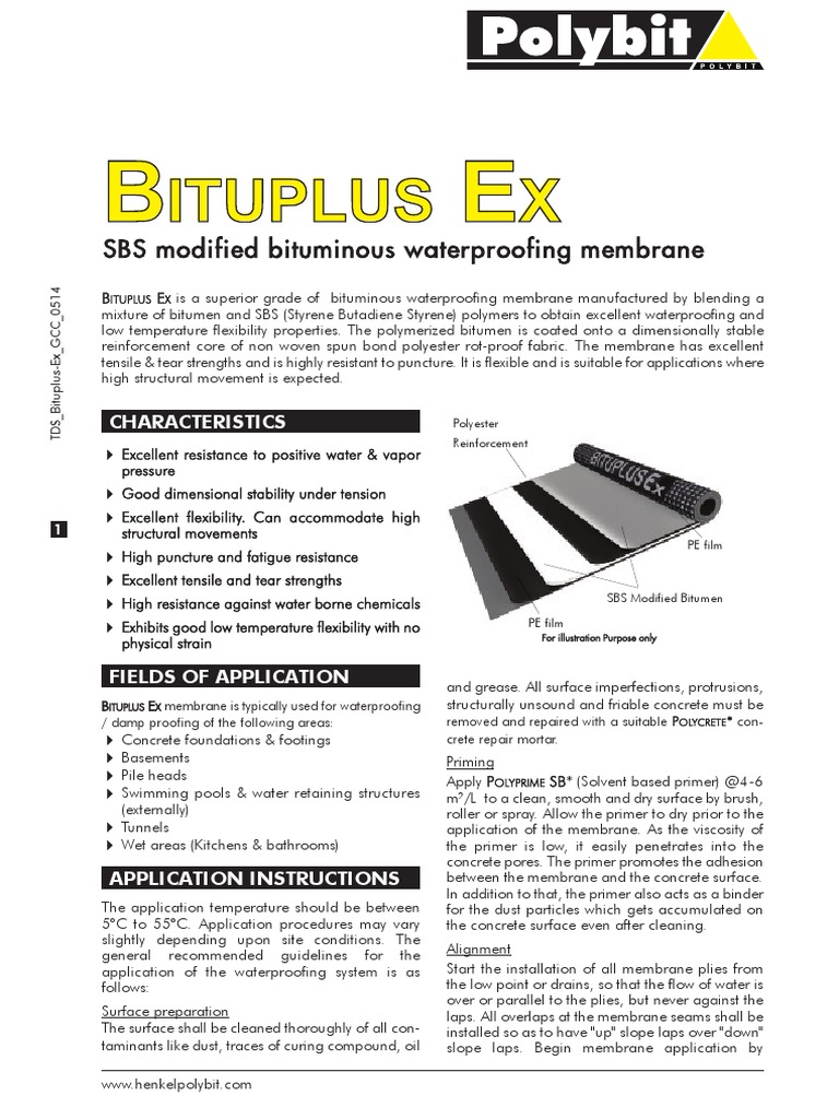 Bituplus Ex | PDF | Building Materials | Industries