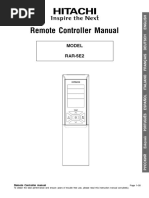 User Manual Daikin BRC1D52 (English - 20 Pages) | PDF | Clock