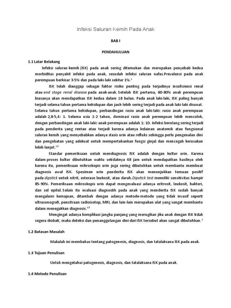 Lp-IsK Pada Anak | PDF