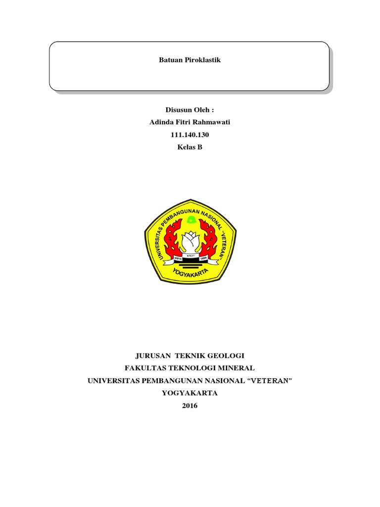 Klasifikasi dan Struktur Batuan Piroklastik | PDF