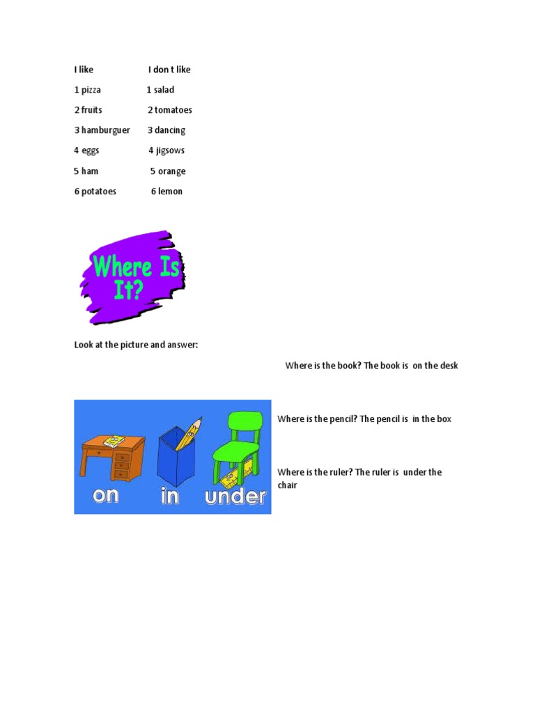 Práctica de Inglés | PDF