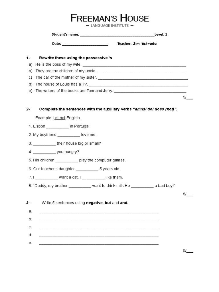 Prube 1sr Level | PDF