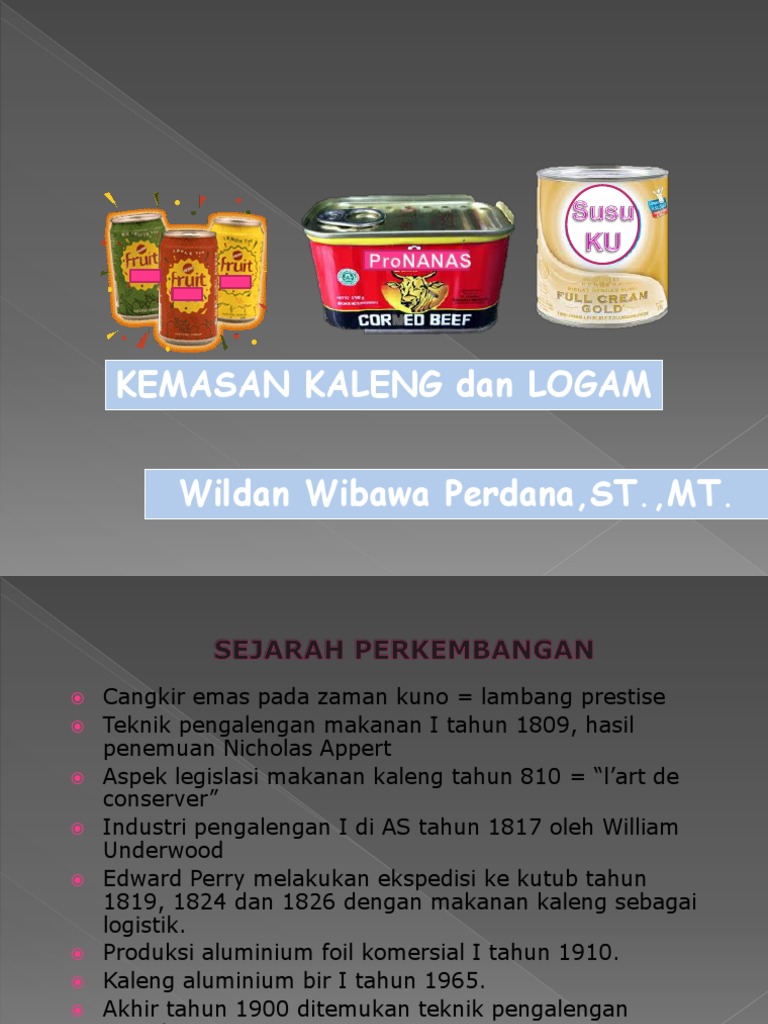 6.kemasan Kaleng Logam | PDF