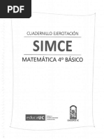 Ensayo Simce Matematica 4 Basico | PDF