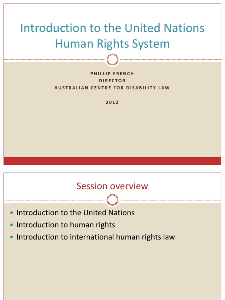 UN Human Rights System Overview | PDF | International Human Rights Law ...