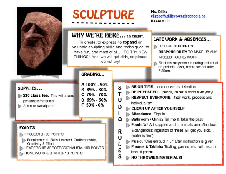 Sculpture Syllabus | PDF | Teaching | Pedagogy