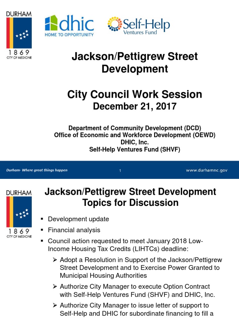 Jackson/Pettigrew Street Development Update | PDF | Debt | Credit (Finance)