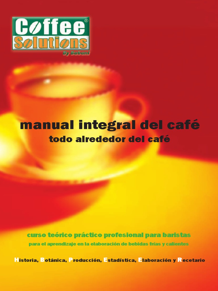 Manual Del Cafe CS | PDF | Cafeína | café