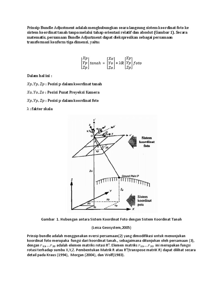 Bundle Adjustment | PDF