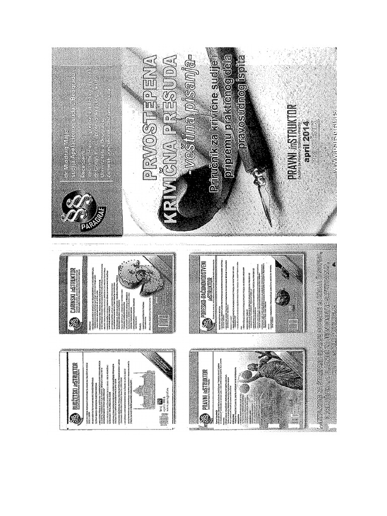 Prirucnik Za Krivicnu Presudu Sudije Majica | PDF