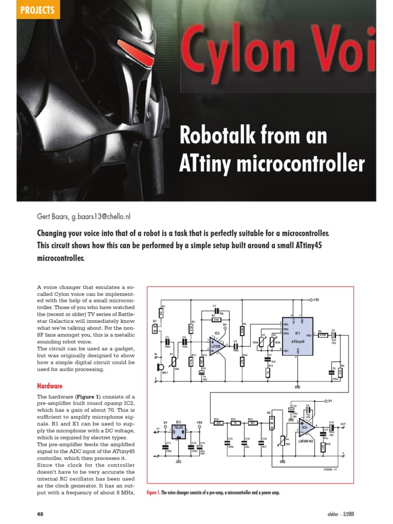 Cylon Voice Changer Project | Download Free PDF | Sampling (Signal ...