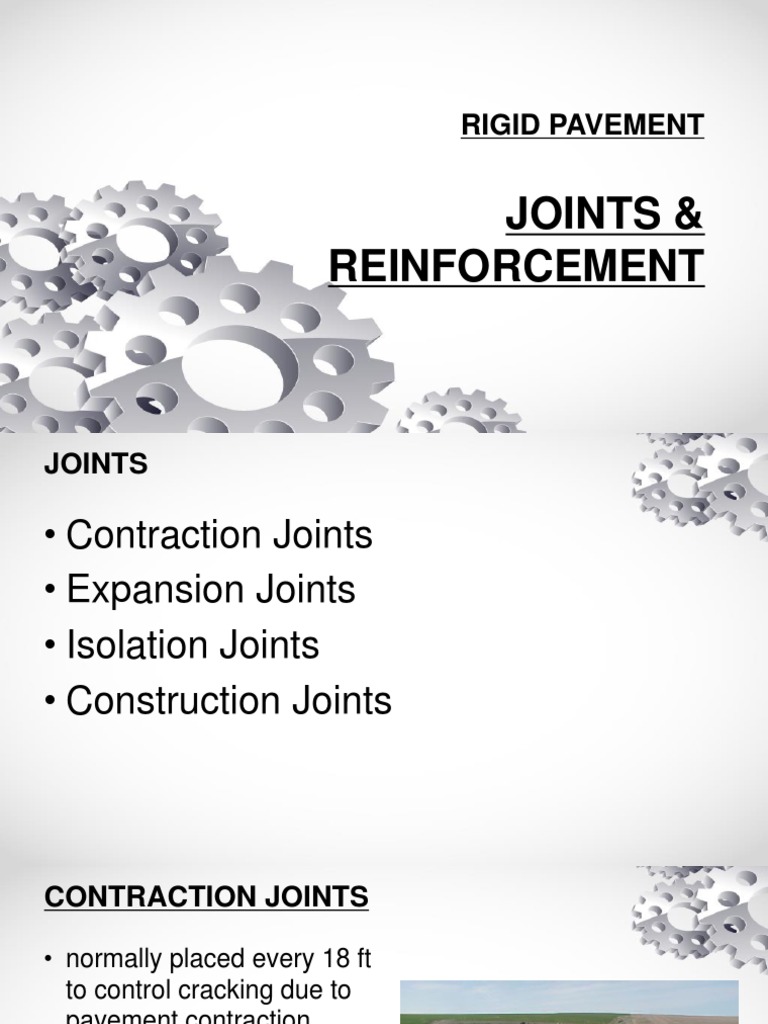 Rigid Pavement: Joints & Reinforcement | PDF | Road Surface | Building ...