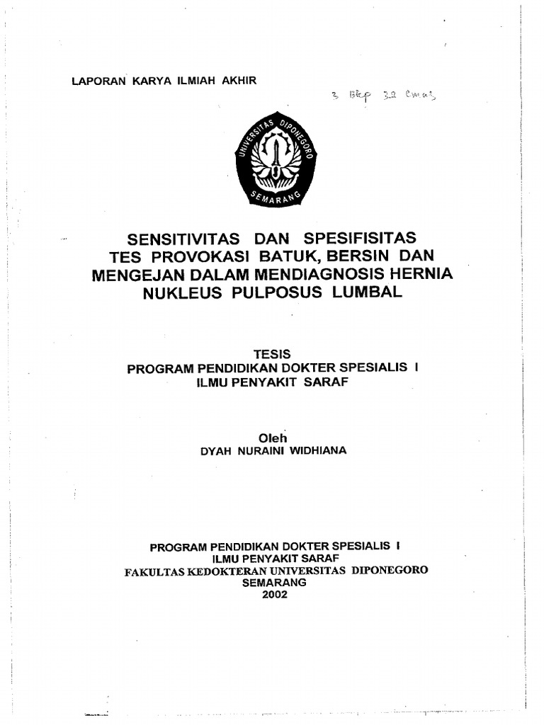 Tes Provokasi HNP PDF | PDF