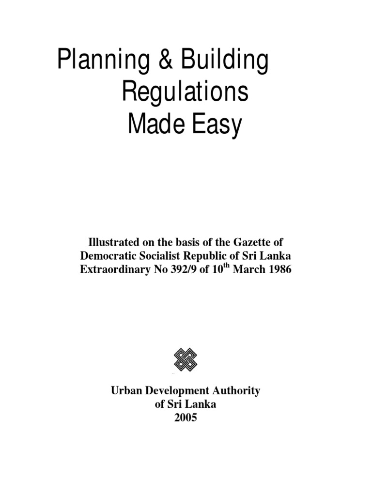 Planning & Building Regulations Made Easy Part 1 | PDF | Land Lot ...