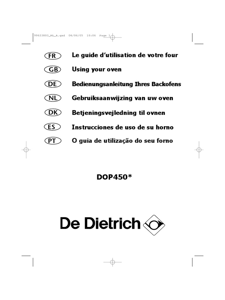 Four De Dietrich Notice