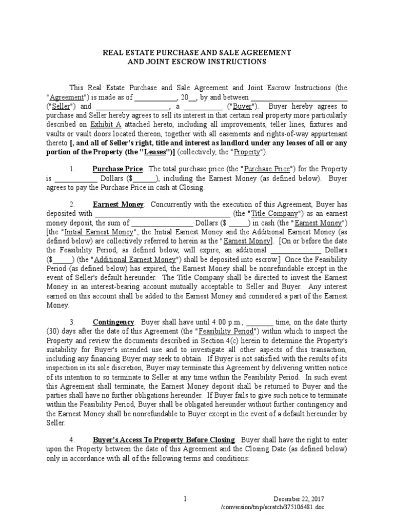 Real Estate Purchase Sale Agreement Document | PDF | Arbitral Tribunal ...