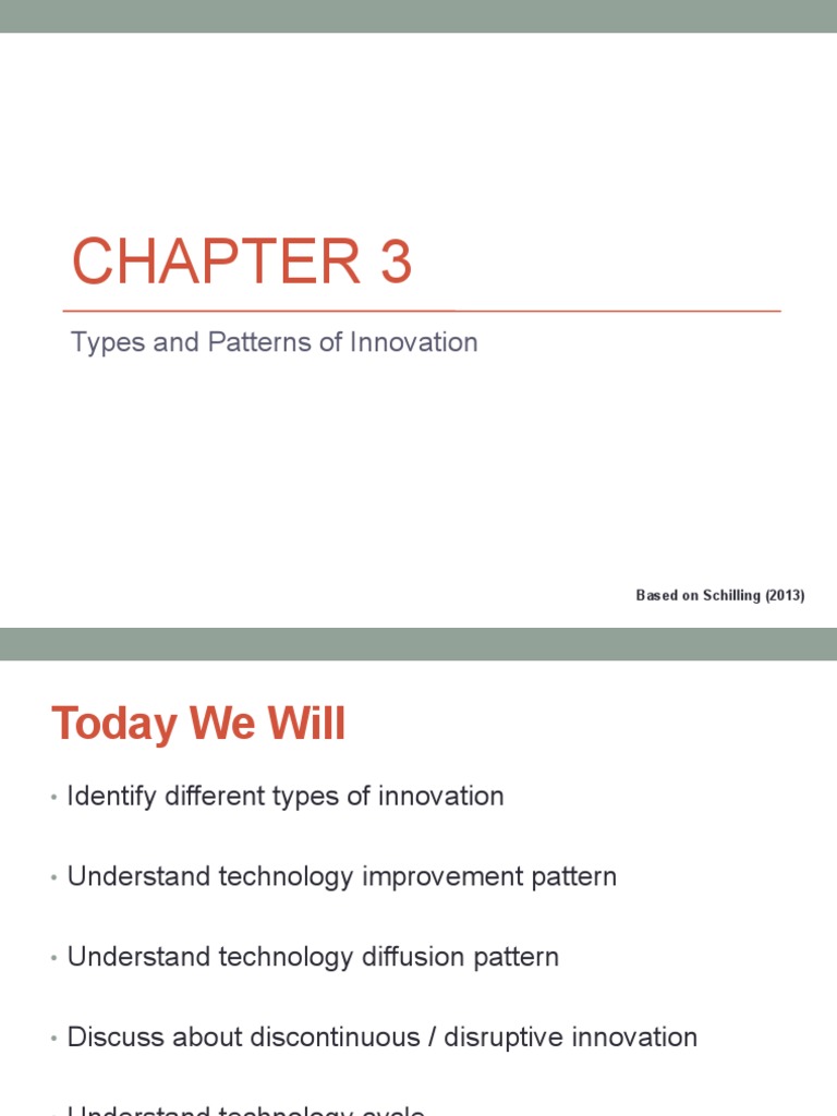 Types and Patterns of Innovation PDF | PDF | Innovation | 3 G