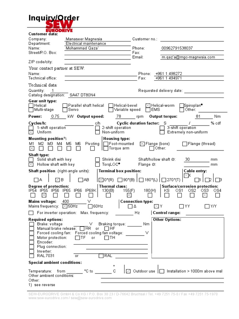 Data Sheet | Electrical Engineering | Manufactured Goods