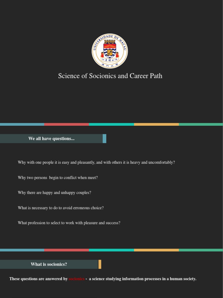 Socionics | Cognition | Psychology & Cognitive Science