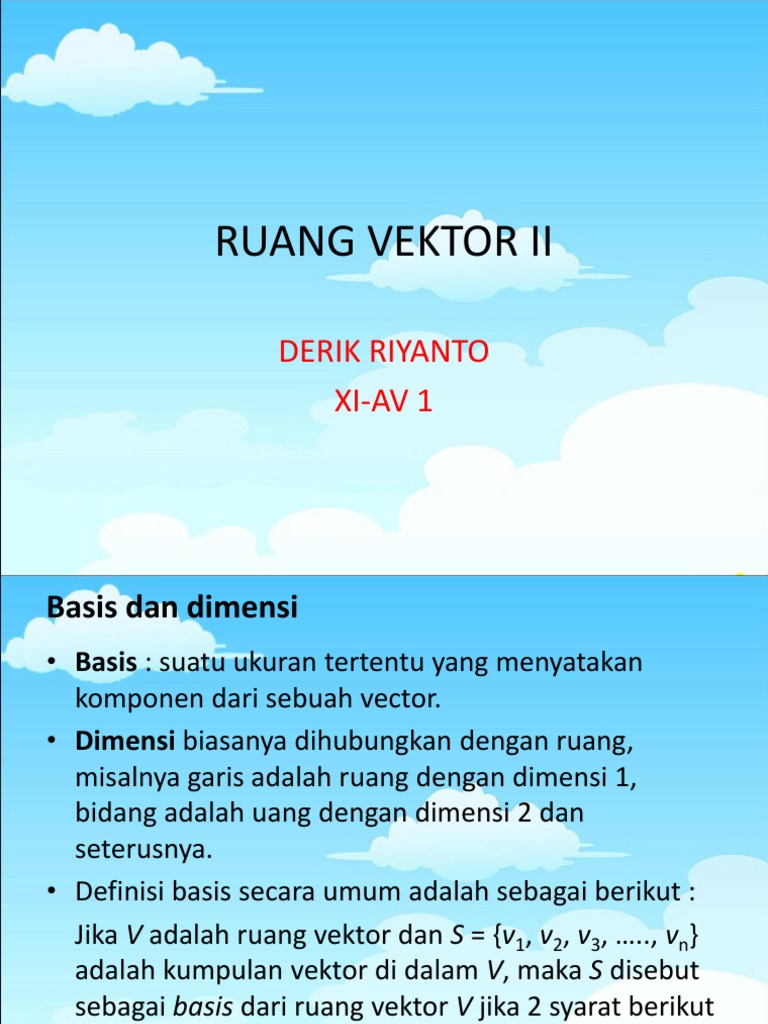 Vektor R2 | PDF