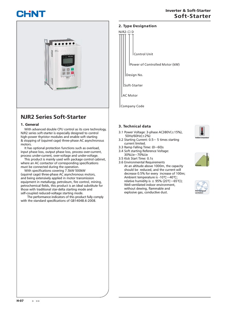 SOFT STARTER.pdf | Power Inverter | Electric Power
