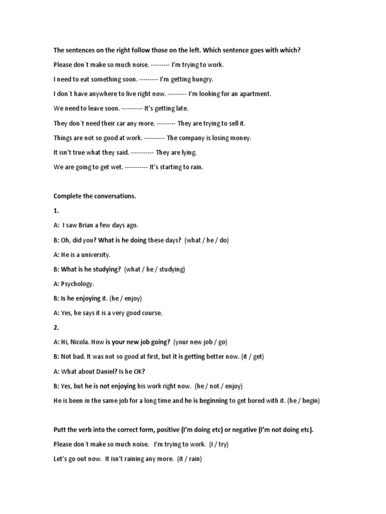 English Exercises | PDF