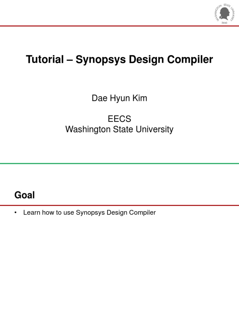 Tutorial Design Compiler | PDF