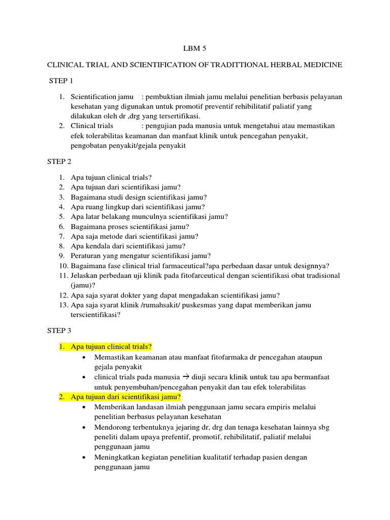 Master LBM 5 Modul Herbal | PDF