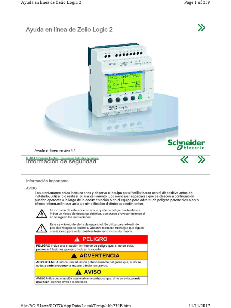 Ayuda Zelio | PDF | Ventana (informática) | Programa de computadora