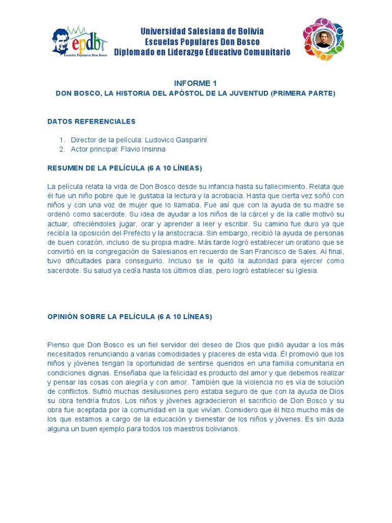 Informe de Video | PDF