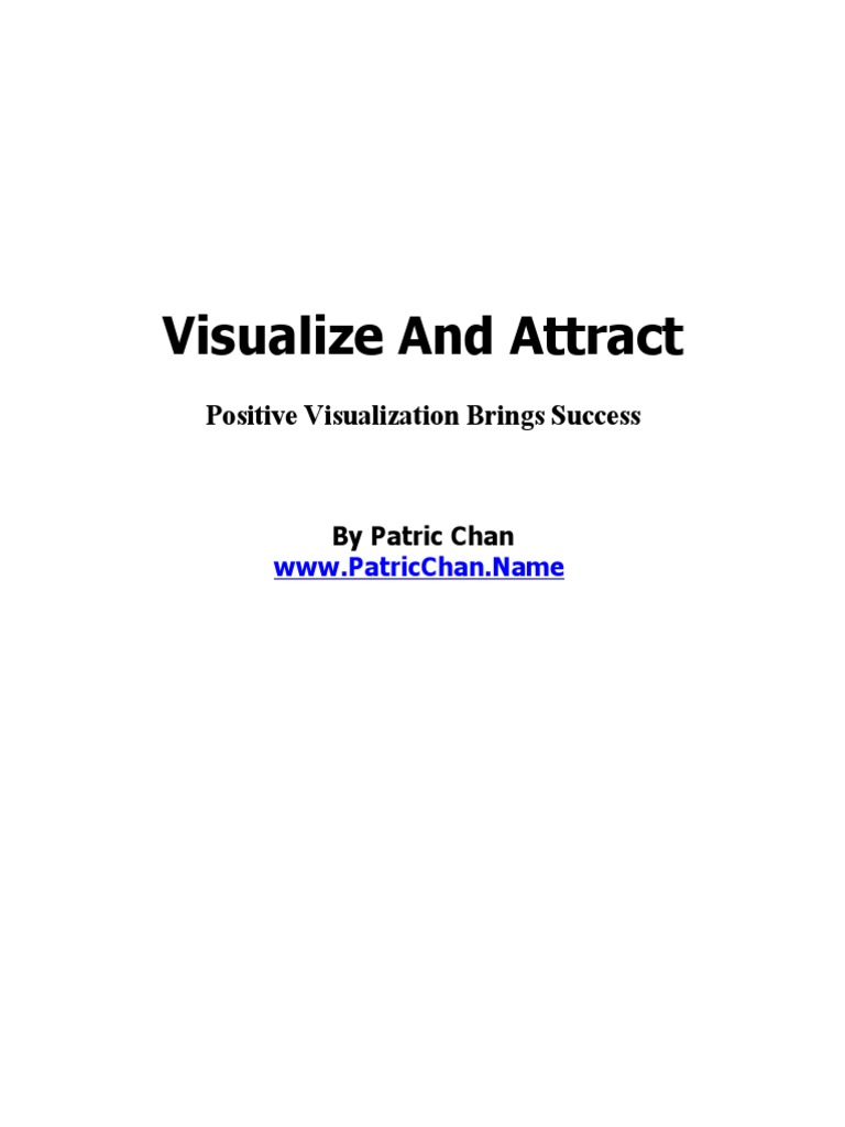Positive Visualization Brings Success PDF | PDF | Hypnosis | Miracle