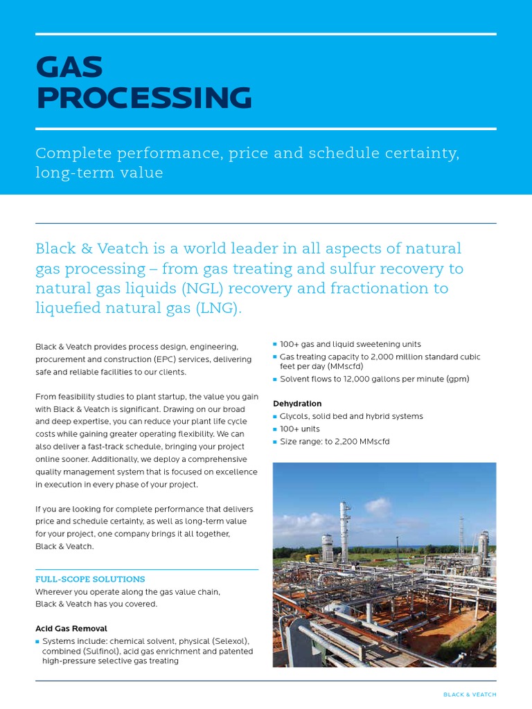 Gas Processing | PDF | Natural Gas | Natural Gas Processing